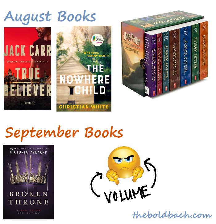 August-September Books – the Bold Bach